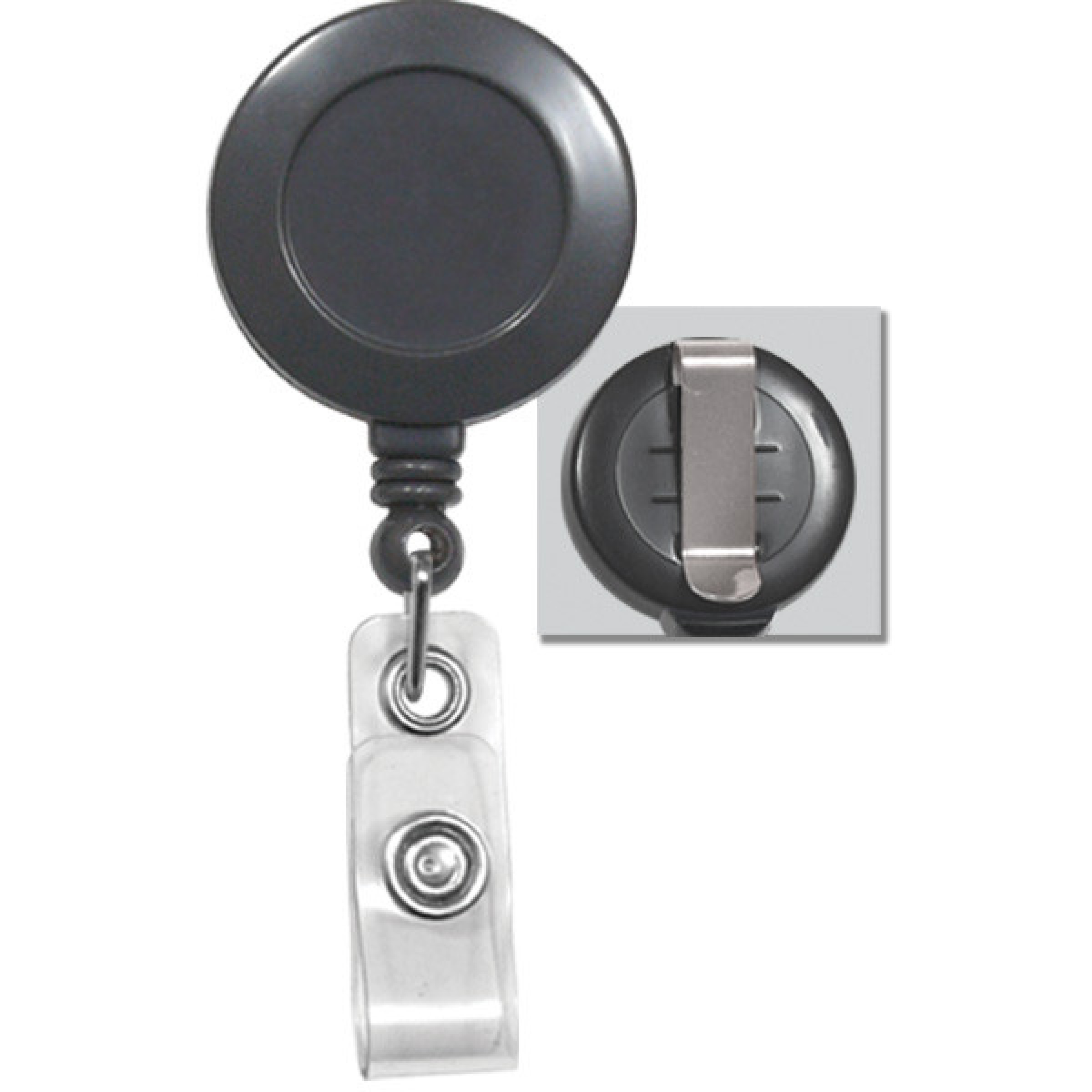 Badge Reel with Strap & Belt Clip