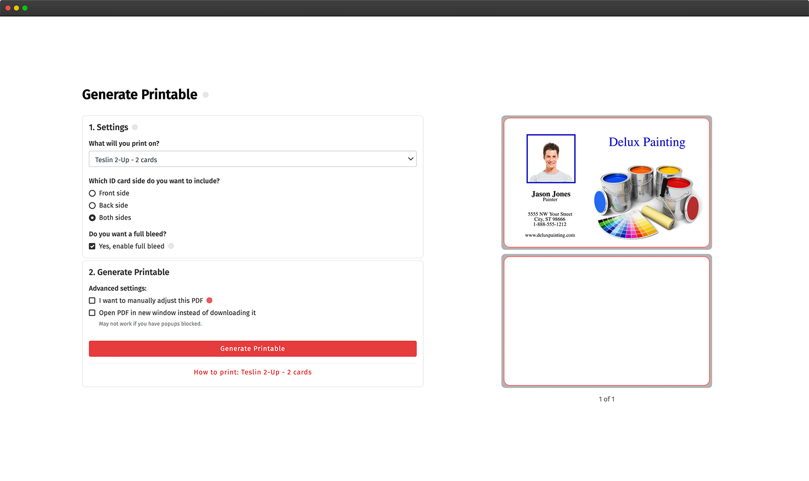 Try ID Maker